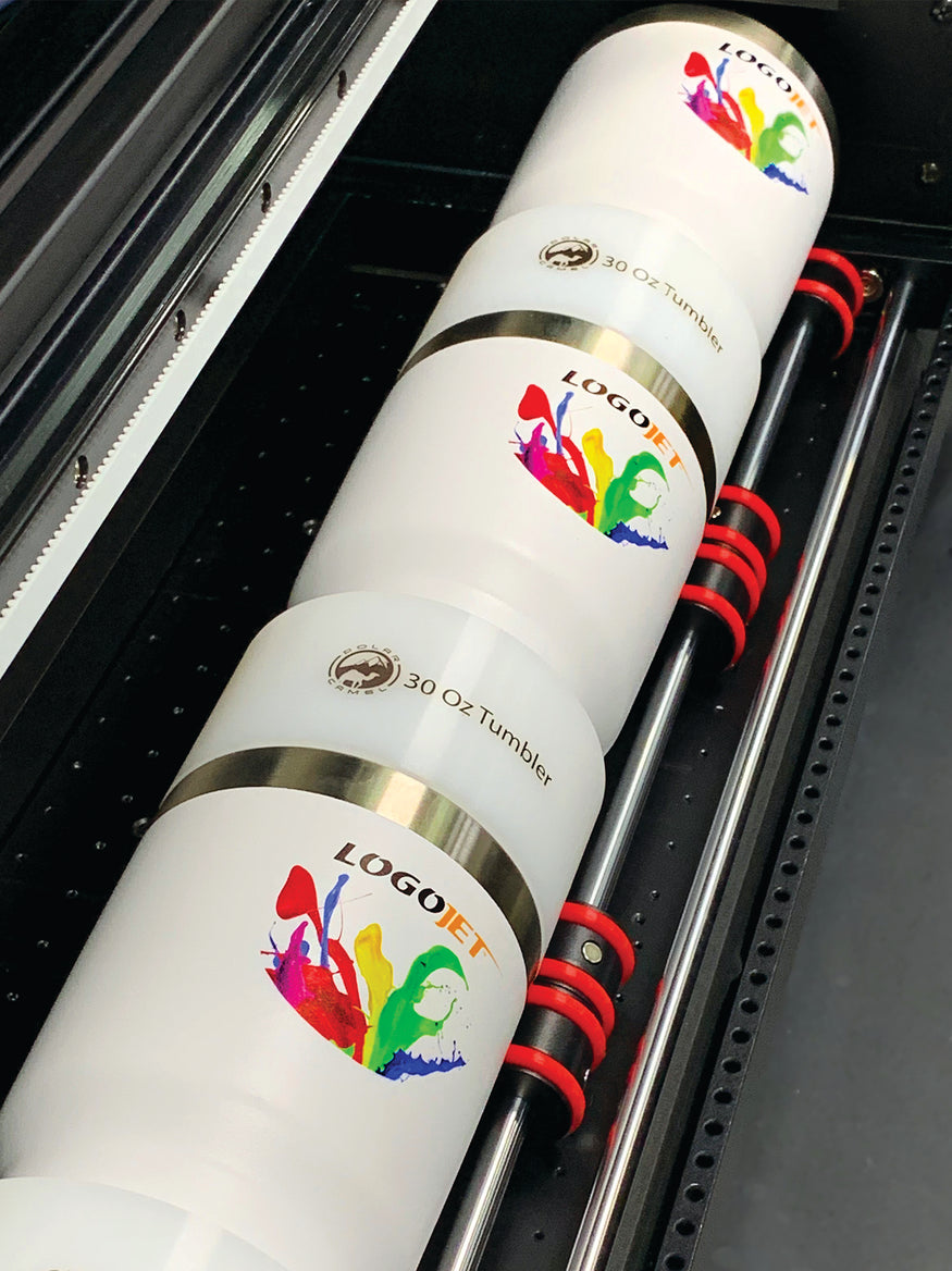 UV Rotary Printer | 360° Rotary Printing for All Your Needs – LogoJET Inc.