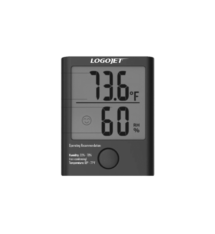 Mini Hygrometer To Monitor Room Temperature & Humidity – LogoJET Inc.